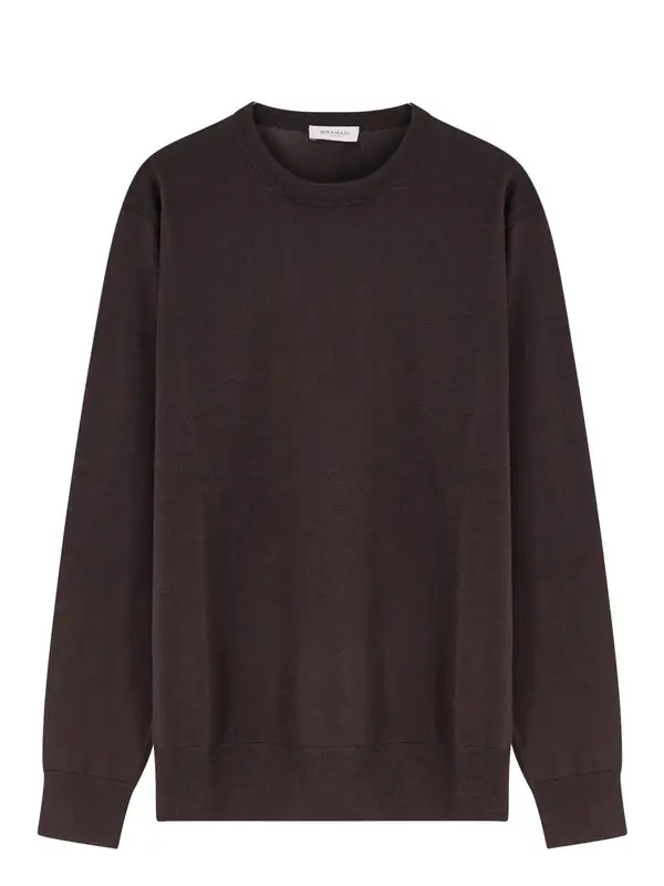 BRAMANI CASHMERE Wool Sweater - Brown