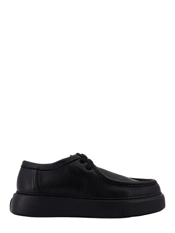 REFERENCE Fernabee Leather Lace-up Shoes - Black