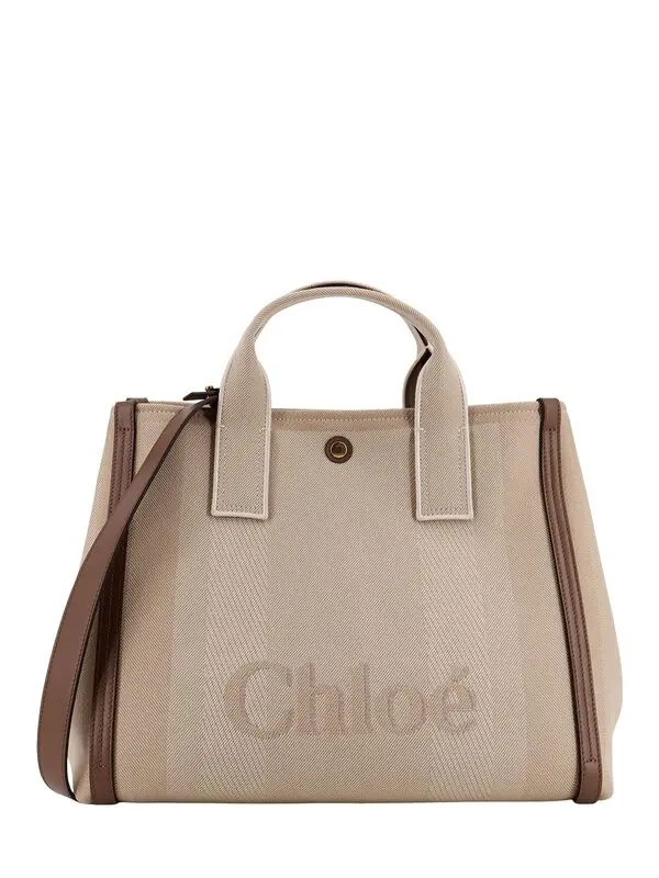 Chloé Carry Crossbody Bag - Beige