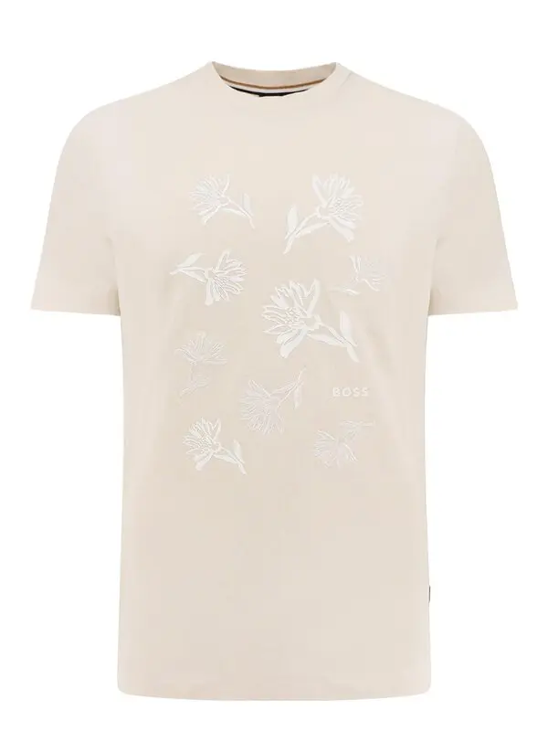 BOSS Cotton Tshirt - Beige