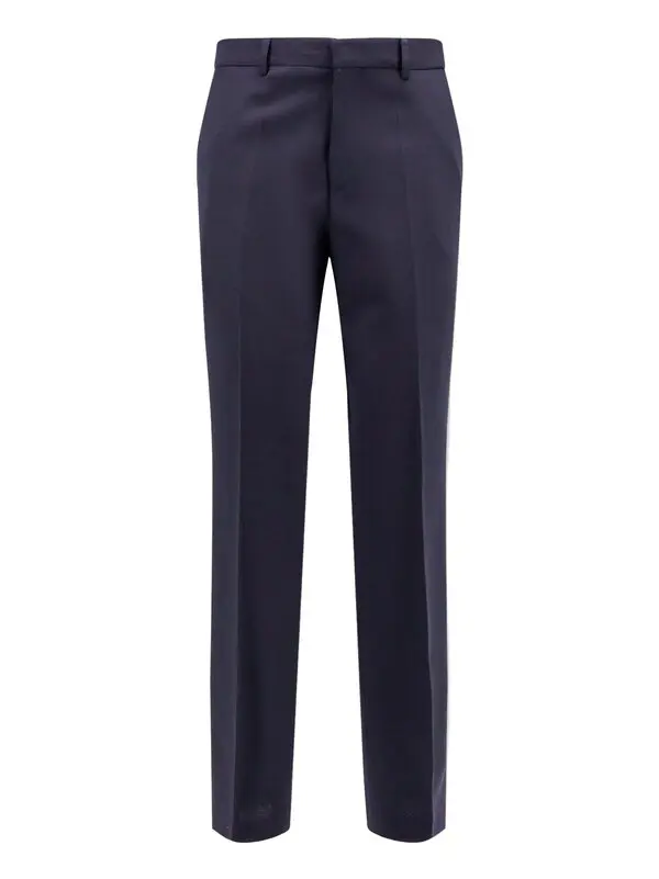 BOSS Wool Blend Trousers - Blue