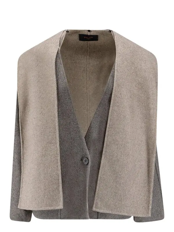 PALTO' Filo Db Wool Coat - Grey