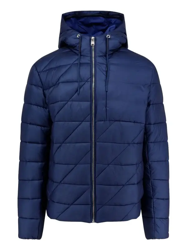 BOSS Calleas Down Jacket With Hood - Blue