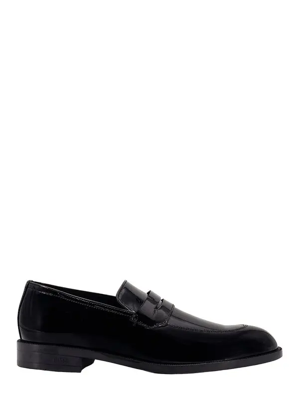 BOSS Patent Leather Loafers - Black