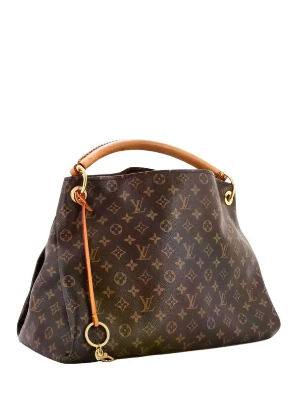 LOUIS VUITTON Artsy Handbag Monogram Canvas Mm Hobo Bag - Brown
