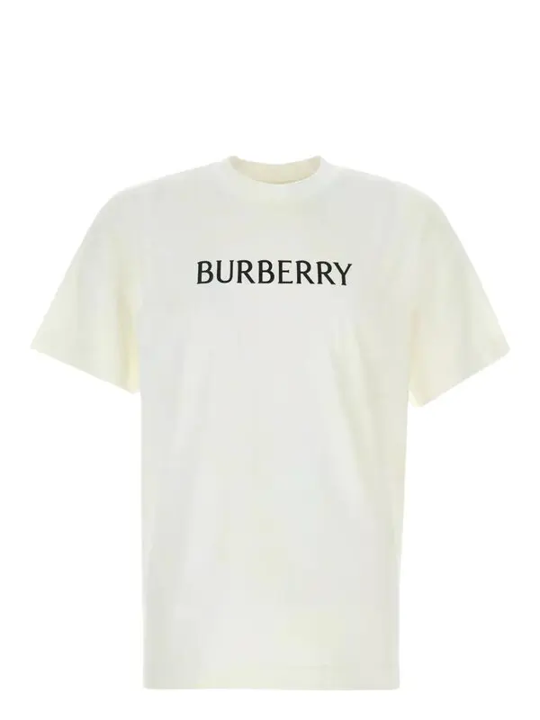 Burberry Logo Print T-shirt - Neutrals