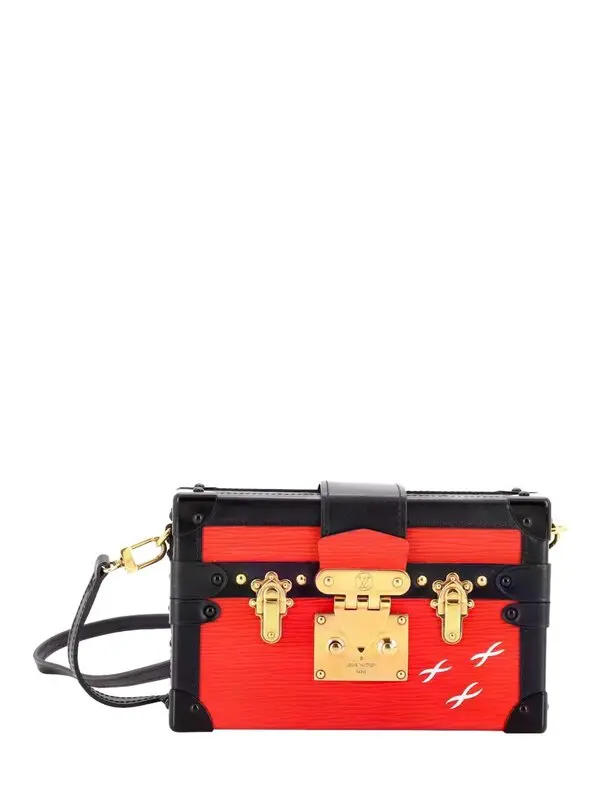 LOUIS VUITTON Petite Malle Clutch Bag Epi Leather - Red