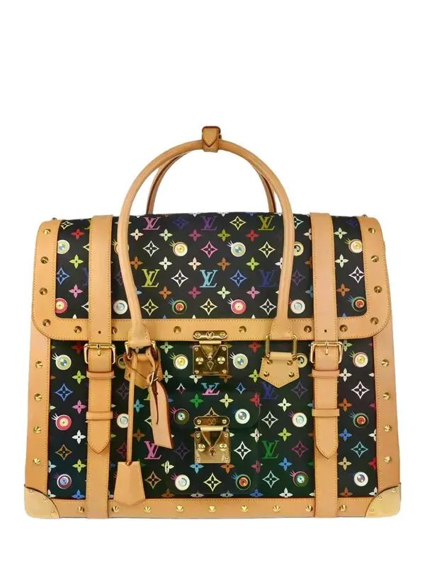 LOUIS VUITTON X Takashi Murakami 2003 Eye Love Tote Bag - Black