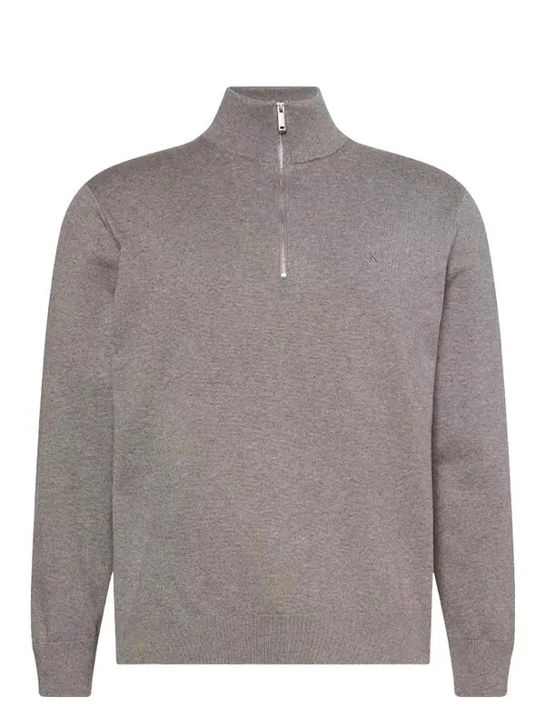 Calvin Klein Zip-fastening Sweater - Grey
