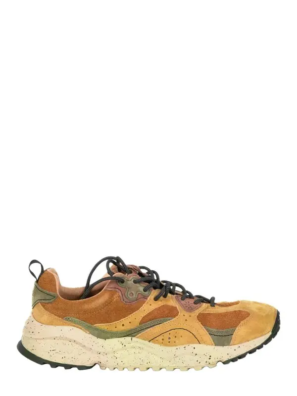 FLOWER MOUNTAIN Lace-up Sneakers - Brown