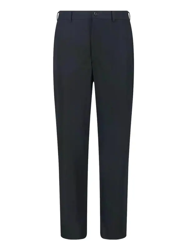 Comme Des Garçons Straight Trousers - Blue