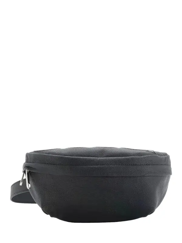 Gucci Gg Coated Canvas Leather Belt Bag - Black