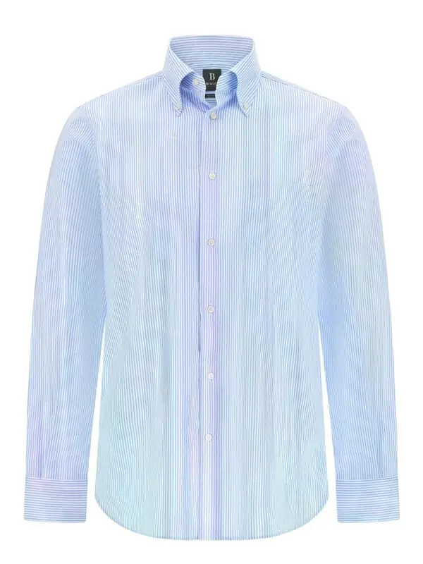 Boggi Milano Striped Shirt - Blue