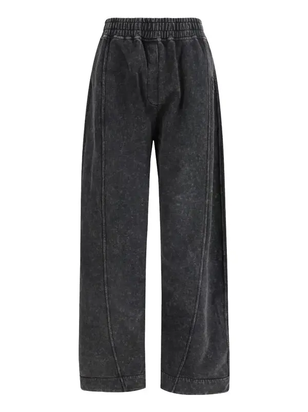 GANNI Embroidered Sweatpants - Grey