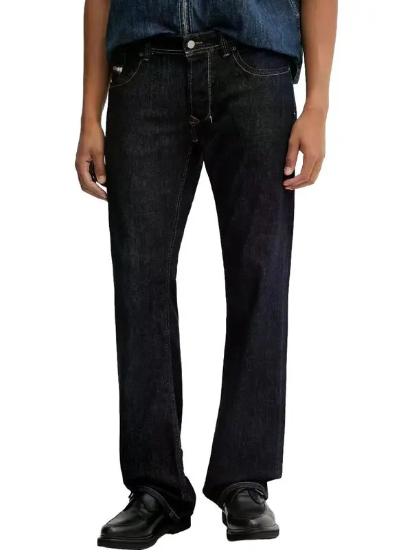DIESEL® Jeans With Rear Logo Patch - Blue