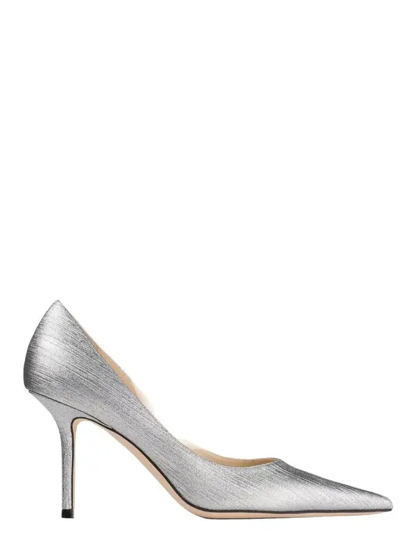 JIMMY CHOO 85mm Love Pumps - Silver
