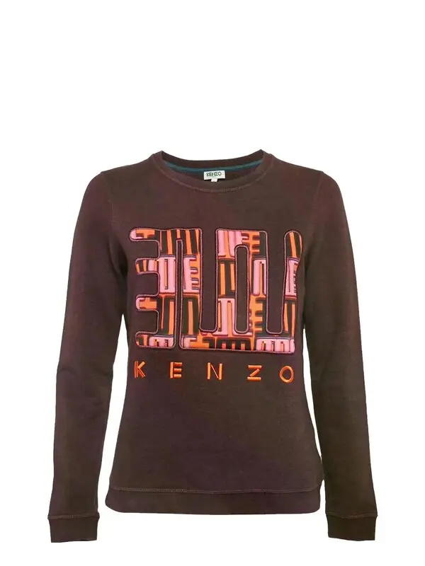 Kenzo Logo-embroidered Sweatshirt - Red