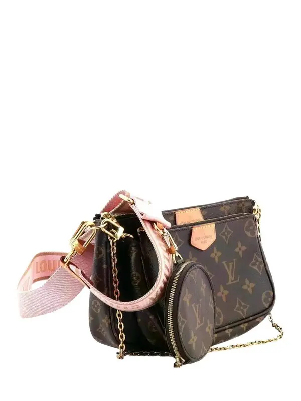 LOUIS VUITTON Multi Pochette Accessoires Monogram Canvas Crossbody Bag - Brown
