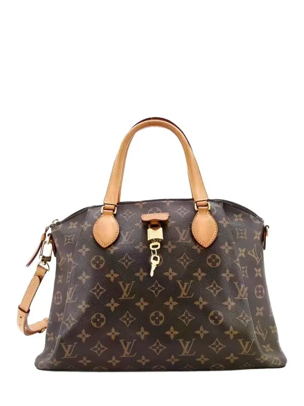 LOUIS VUITTON Rivoli Handbag Monogram Canvas Mm - Brown