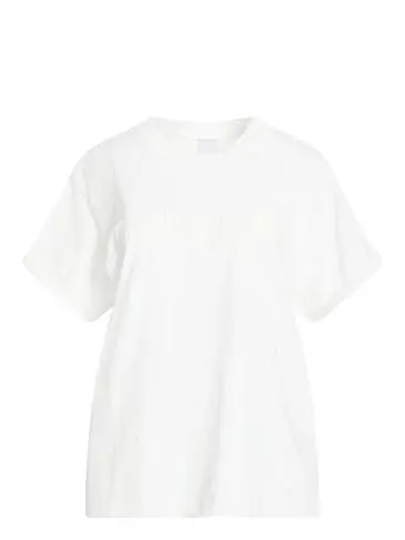 Pinko Denim Cotton T-shirt - White