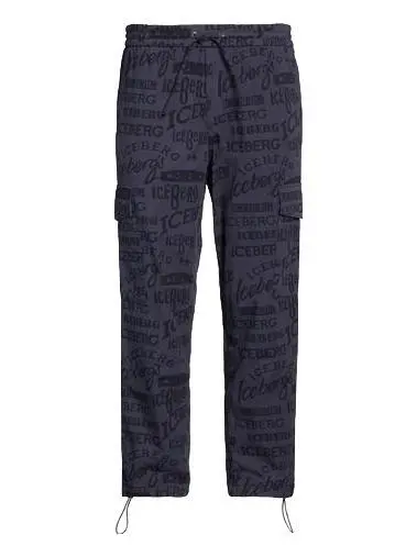 Iceberg Cotton Ripstop Cargo Pants - Blue