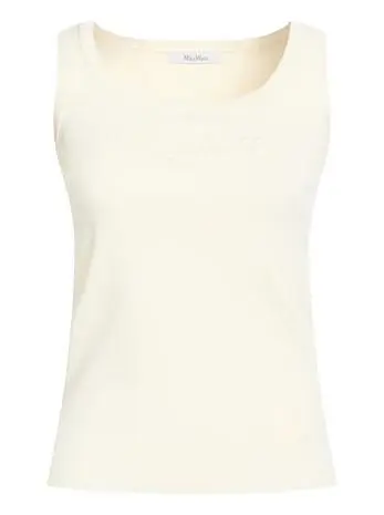 Max Mara Top Viscose Polyamide - White