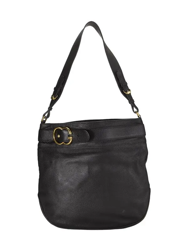 Gucci Leather Shoulder Bag - Black