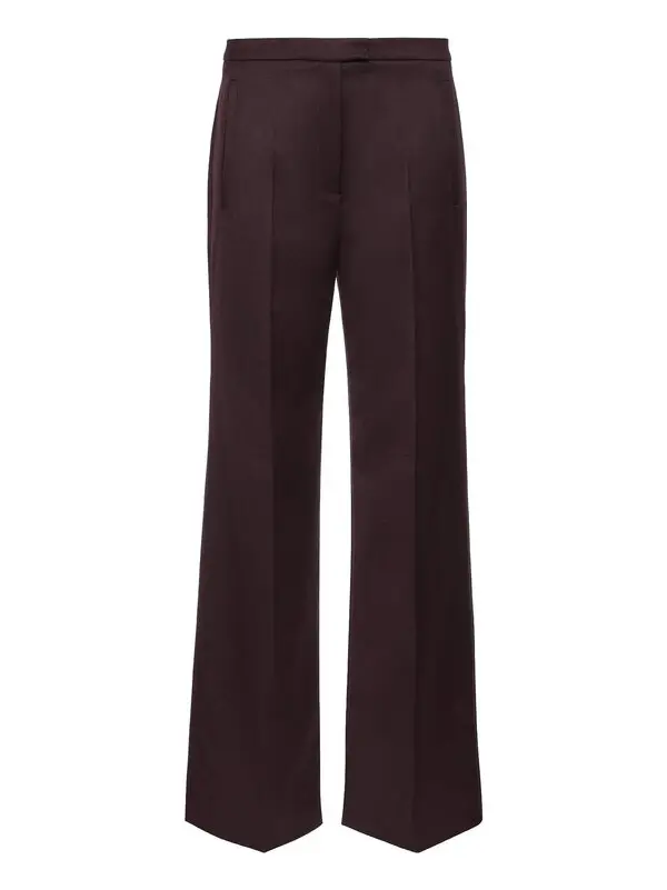 Magda Butrym Wool Pants - Bordeaux