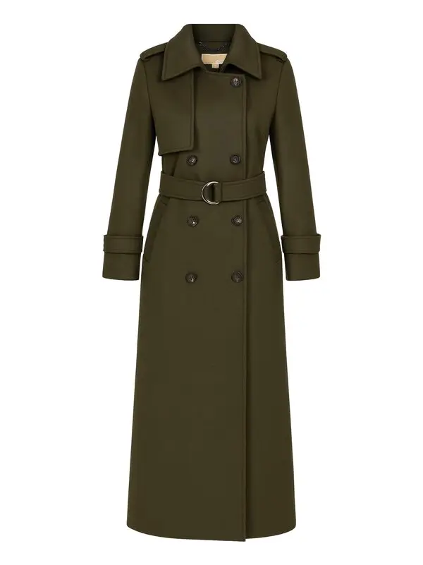 Michael Kors Belted Trench Coat - Brown