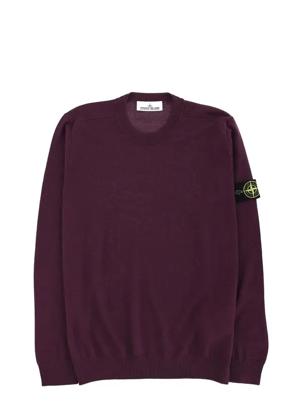 Stone Island Regular Fit Jersey - Bordeaux