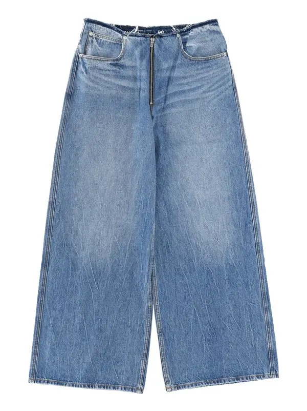 Alexander Wang Surge Wide Leg Jeans - Denim