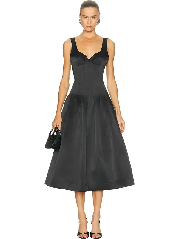 NICHOLAS Cory Dress - Black