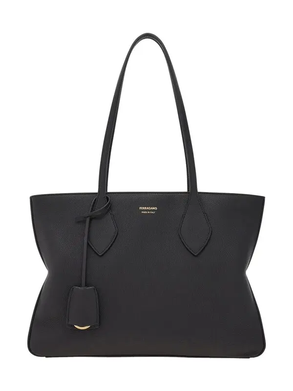 FERRAGAMO Star-shaped Tote Bag - Black