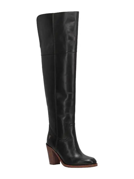 Frye Corinne Over-the-knee Leather Boots - Black