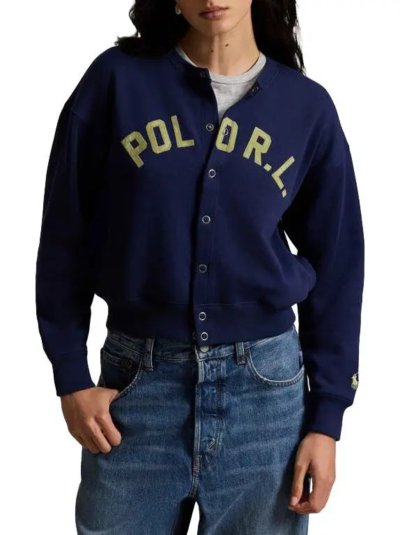 Polo Ralph Lauren Cotton Blend Cardigan - Newport Navy