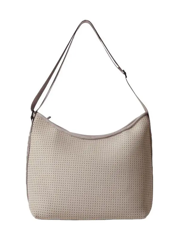 POP UPS BRAND Crossbody Hobo Bag - Taupe