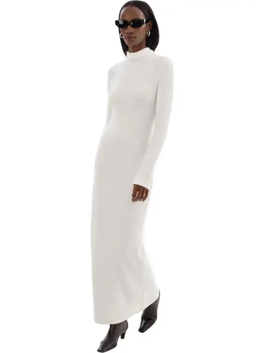 LAMARQUE Lindsay Knit Maxi Dress - White