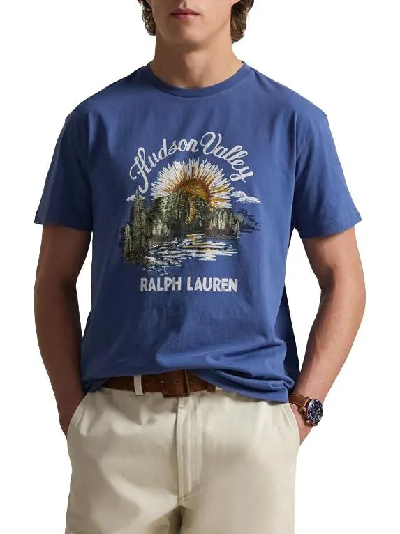 Polo Ralph Lauren Classic Fit Cotton Graphic T-shirt - Old Royal