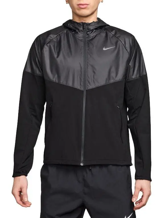 Nike Repel Winterized Running Jacket - Black/anthracite