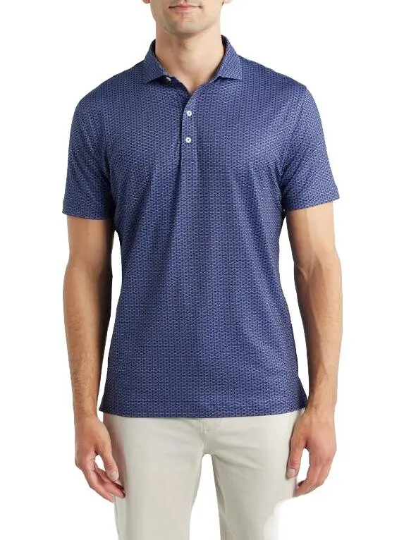 Johnnie-o Coupe Performance Jersey Polo - Navy
