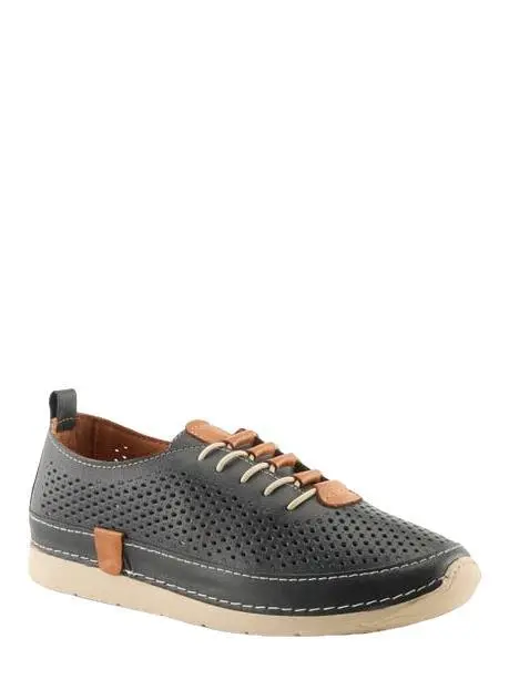 SPRING STEP SHOES Breen Leather Sneakers - Navy