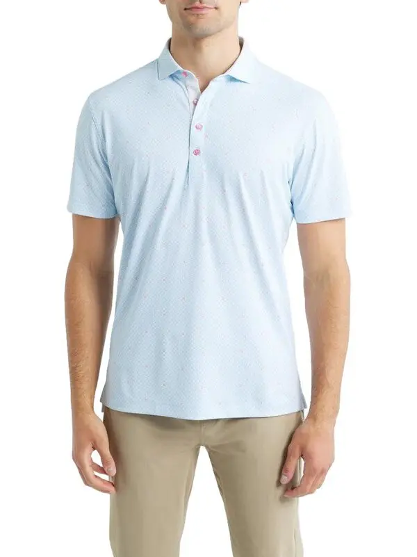 Johnnie-o Parson Performance Jersey Polo - Maliblu