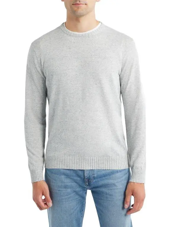Johnnie-o Albus Neppy Crewneck Sweater - Light Gray