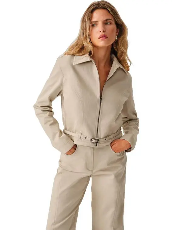 LEMAN MERCER Sloane Jacket - Khaki
