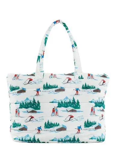 TRVL DESIGN Ski Puffer Tote - White