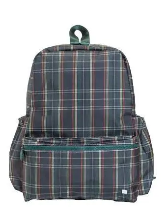 TRVL DESIGN Cambridge Plaid Backpack - Navy