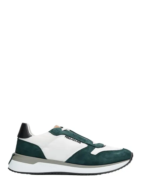 FERRAGAMO Atlantic Low-top Sneakers - Moss