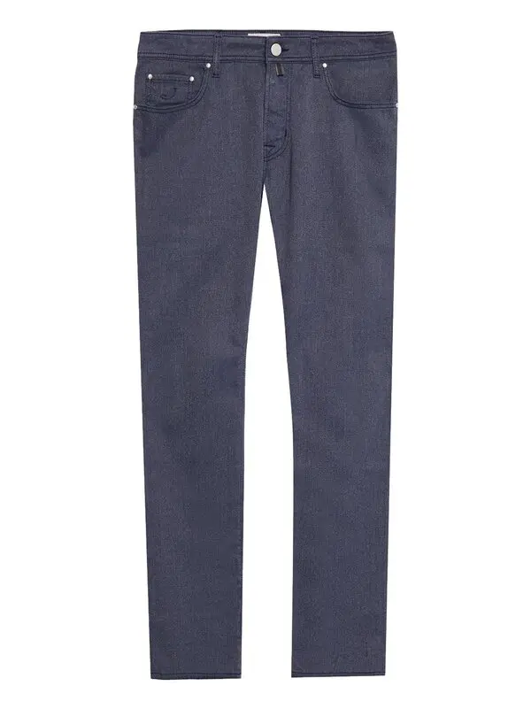 Jacob Cohen Garment-dyed Slim Five-pocket Pants - C74 Overdy