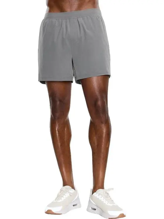 PELOTON Rib Panel Active Short - Fossil Gray