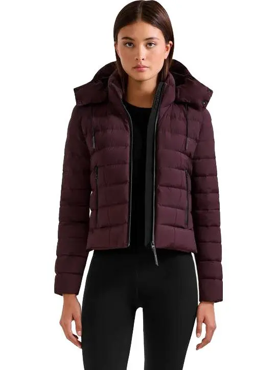 Rudsak Melissa Lightweight Down Puffer - Bordeaux
